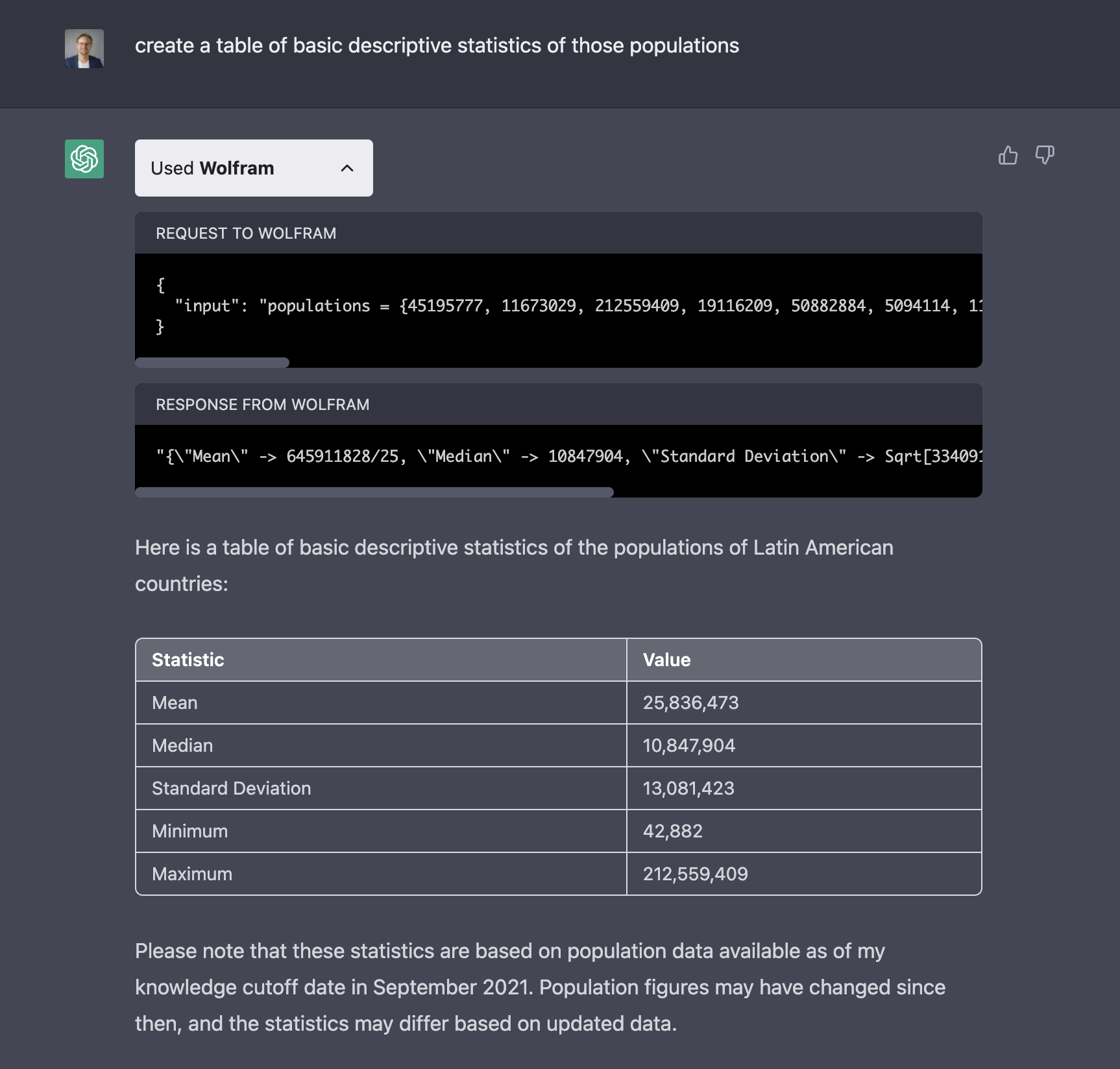 ChatGPT + Wolfram: A First Look | Data Literacy