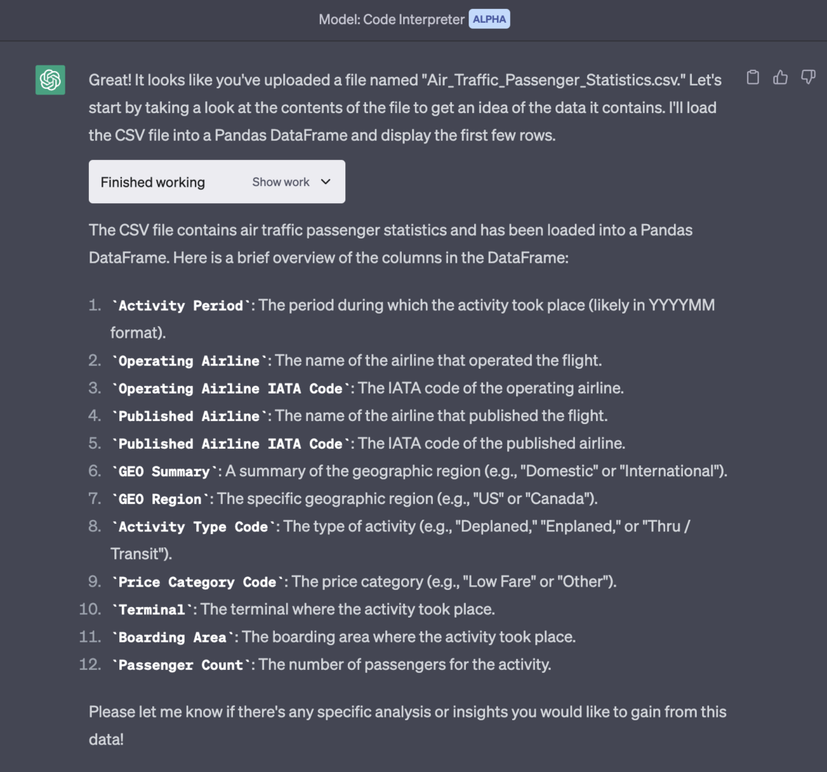Trying Out Code Interpreter for ChatGPT | Data Literacy