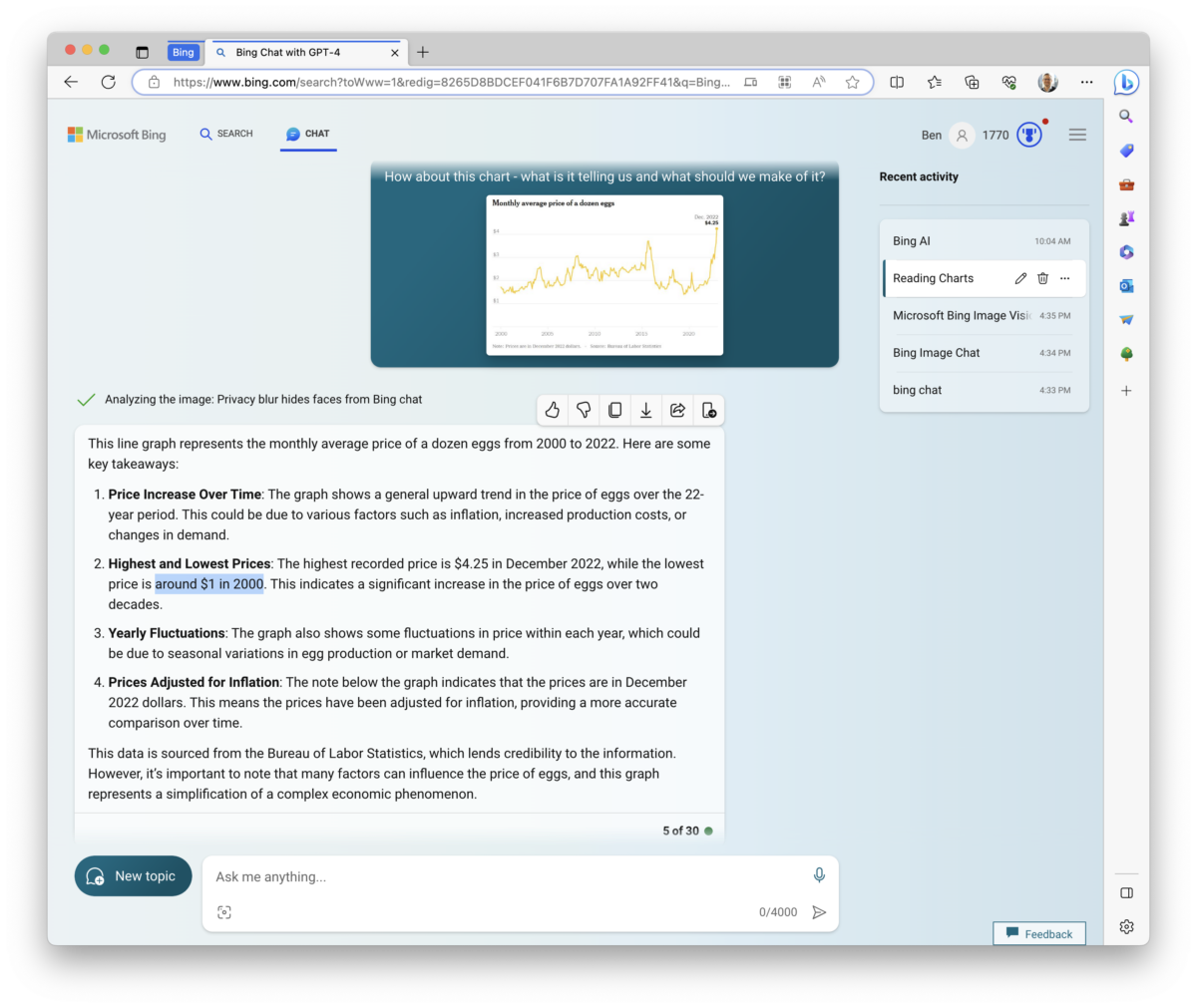 Bing Chat’s Powerful but Flawed Chart Reading Capabilities | Data Literacy