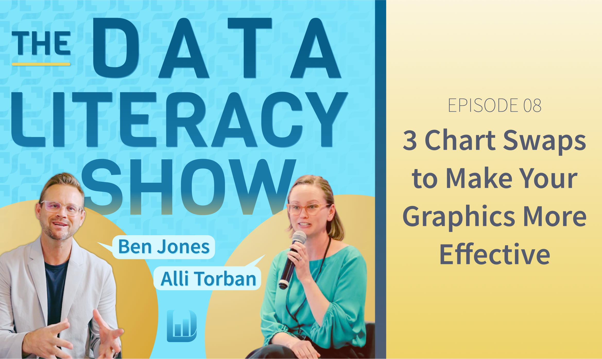 Episode 8: 3 Chart Swaps to Make Your Graphics More Effective (The Data Literacy Show) - Data ...